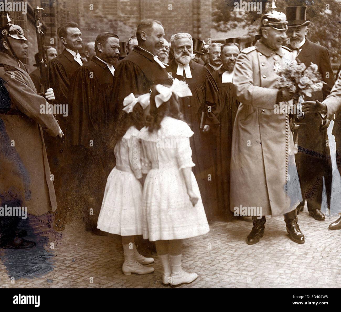 In Brandenburg, Germany, Kaiser Wilhelm II and Empress Augusta ...
