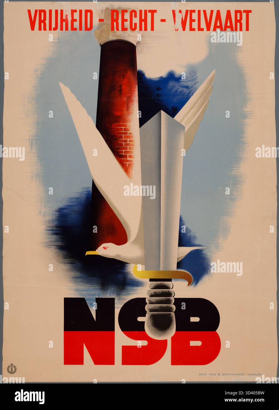 This NSB propaganda poster, from between 1940 and 1944, promotes ...