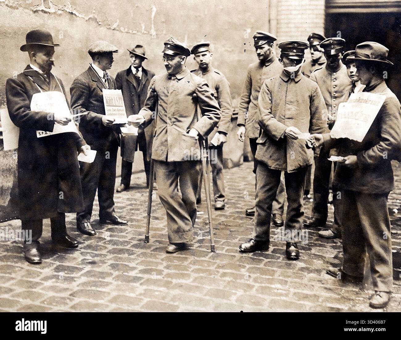In 1920, German World War I veterans were allowed to vote in the ...
