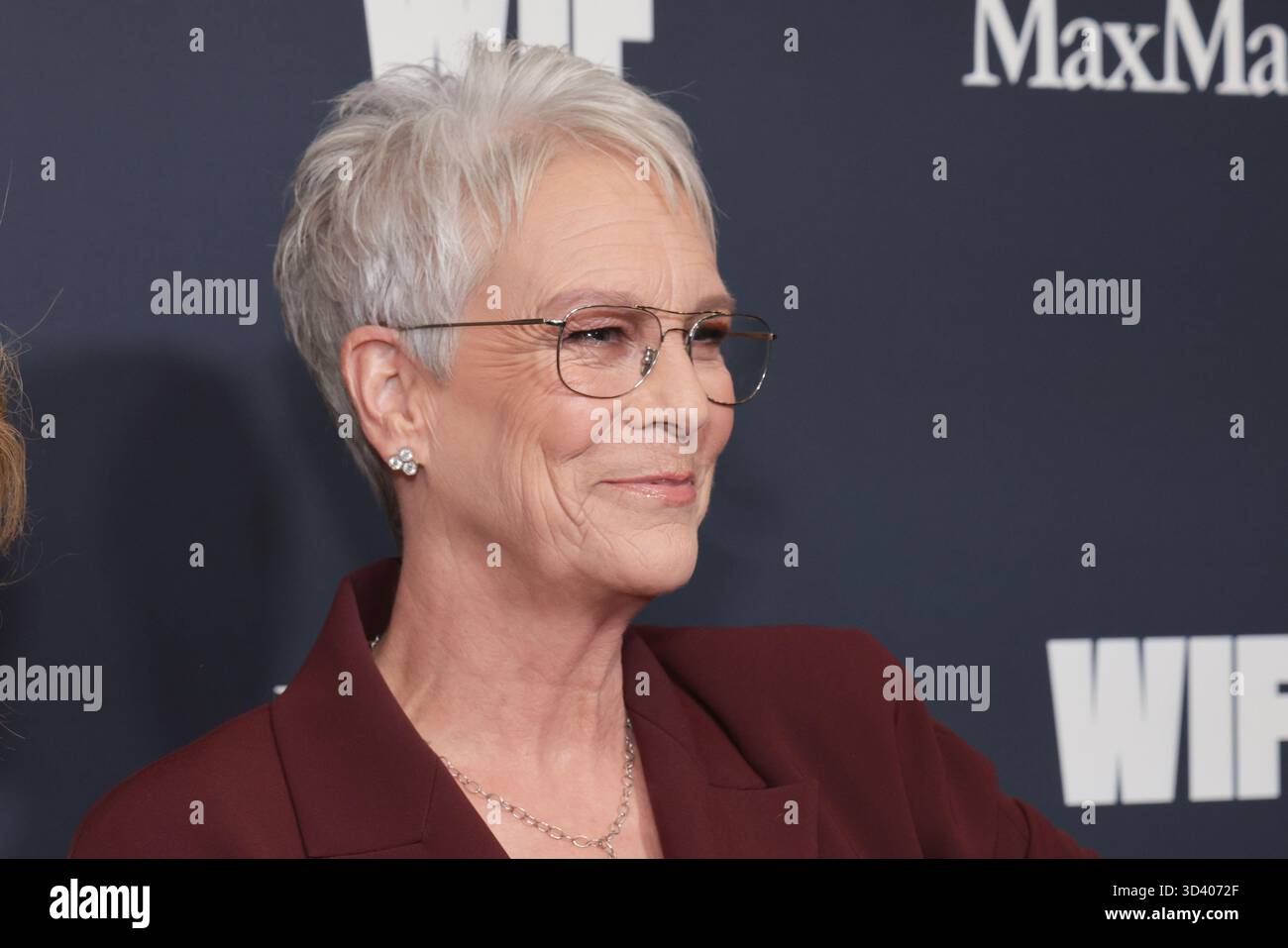 Jamie Lee Curtis attends the 2025 WIF Honors Presented By Max Mara at ...