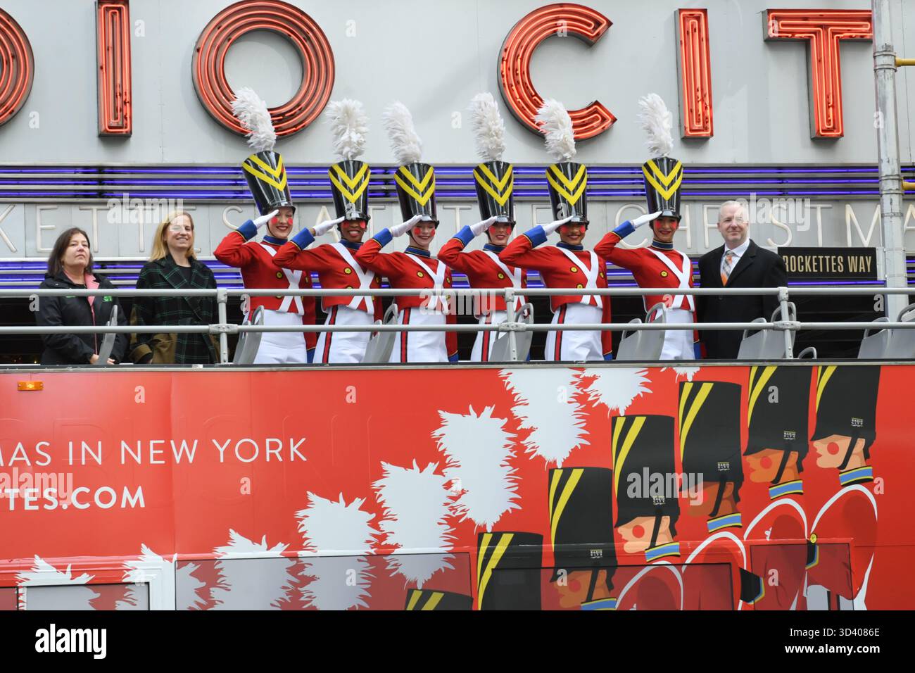 The Rockettes unveil "Rockettes Way" during the Radio City Rockettes ...