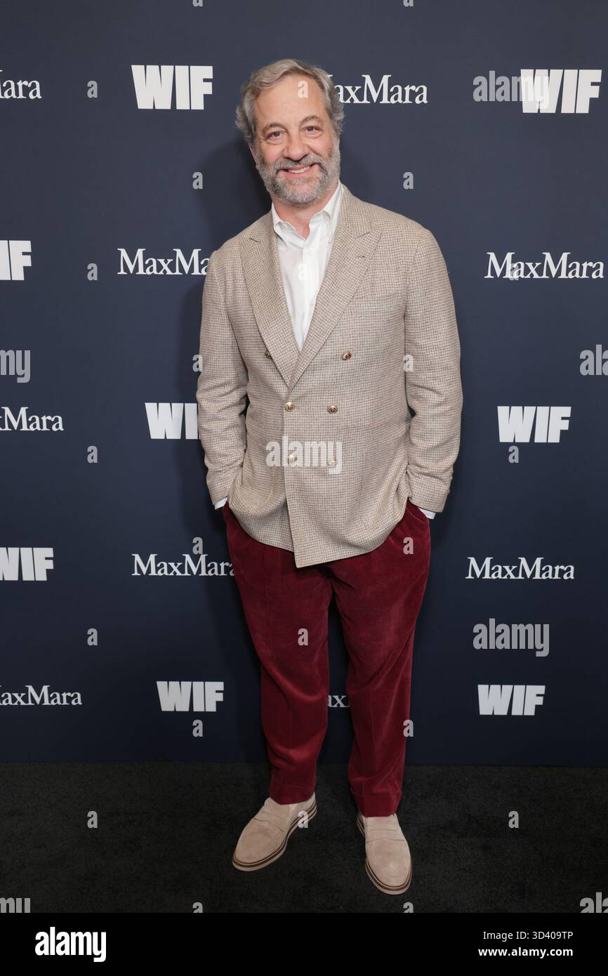 Judd Apatow attends the 2025 WIF Honors Presented By Max Mara at the ...