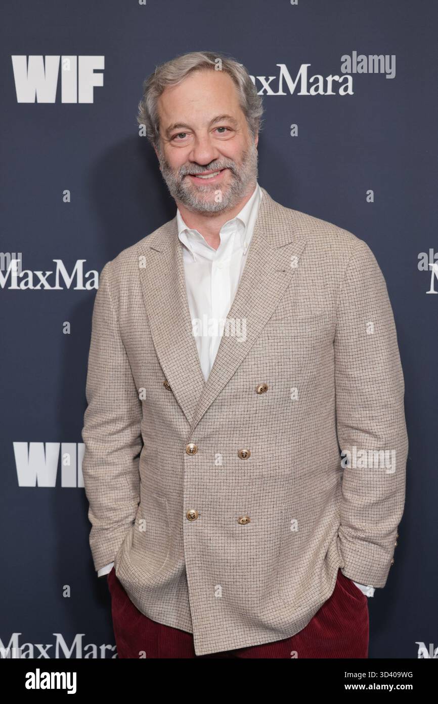 Judd Apatow attends the 2025 WIF Honors Presented By Max Mara at the ...