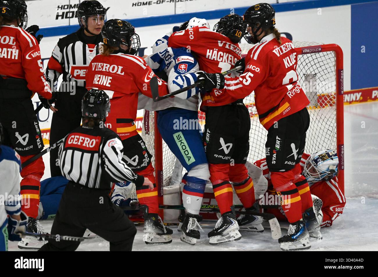 07 November 2025, Bavaria, Landshut: Ice hockey, women: Germany Cup ...