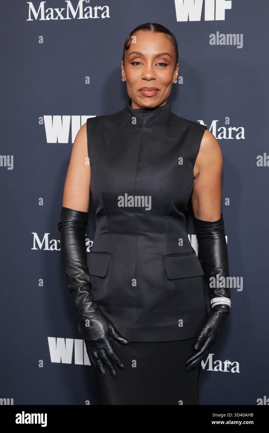 Karen Pittman attends the 2025 WIF Honors Presented By Max Mara at the ...