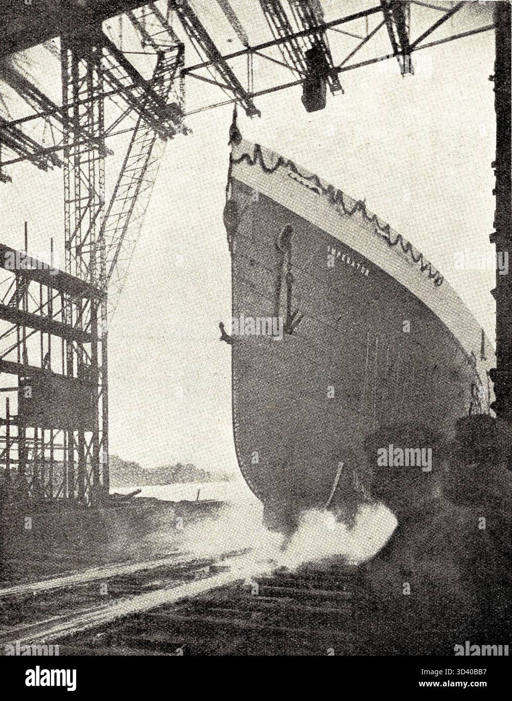 In 1912, the German ship 'Imperator' launched, becoming the largest ...