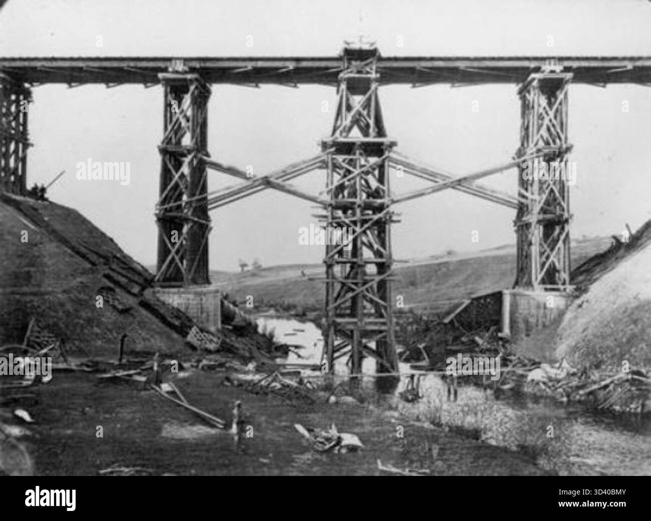 Image transport bridge part Black and White Stock Photos & Images - Alamy