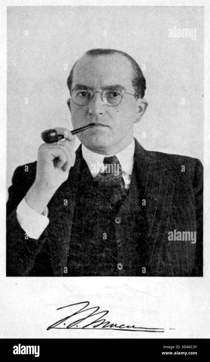 A photograph of Professor J. J. Broeze, an engineer, from 1947. Broeze ...