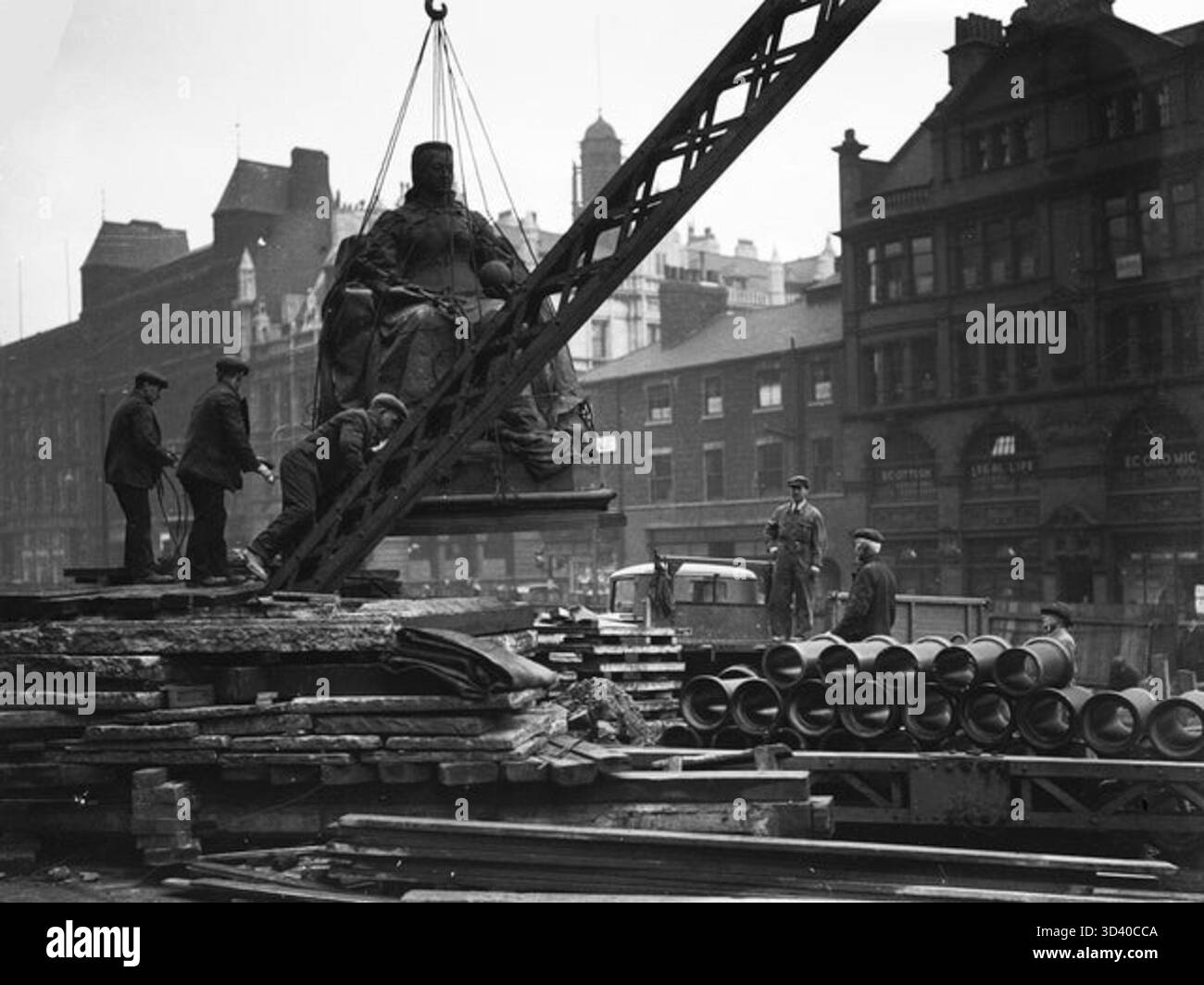 In 1937, the statue of Queen Victoria was removed from Victoria Square ...