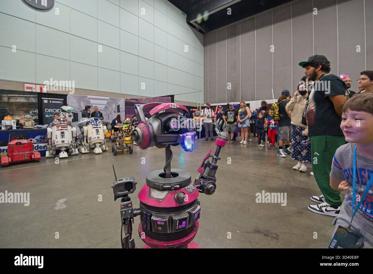 Los Angeles, California, USA – September 27, 2025 - Star Wars droids ...