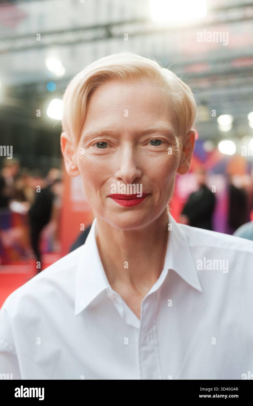 Tilda Swinton photographed by Daniel Jamieson at the BFI London Film ...