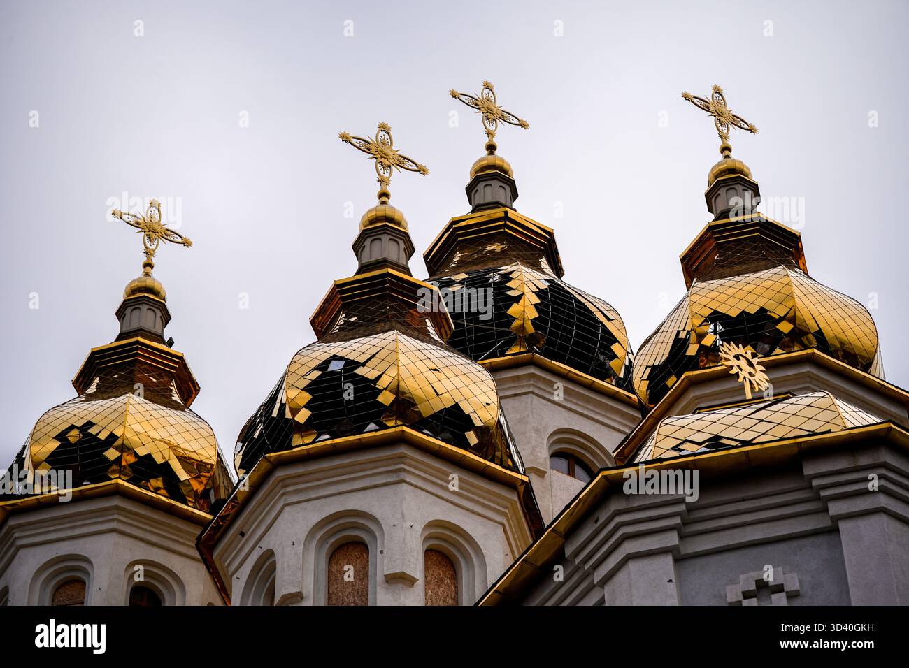 The Church of the Holy Myrrh-Bearing Women, which was damaged following ...