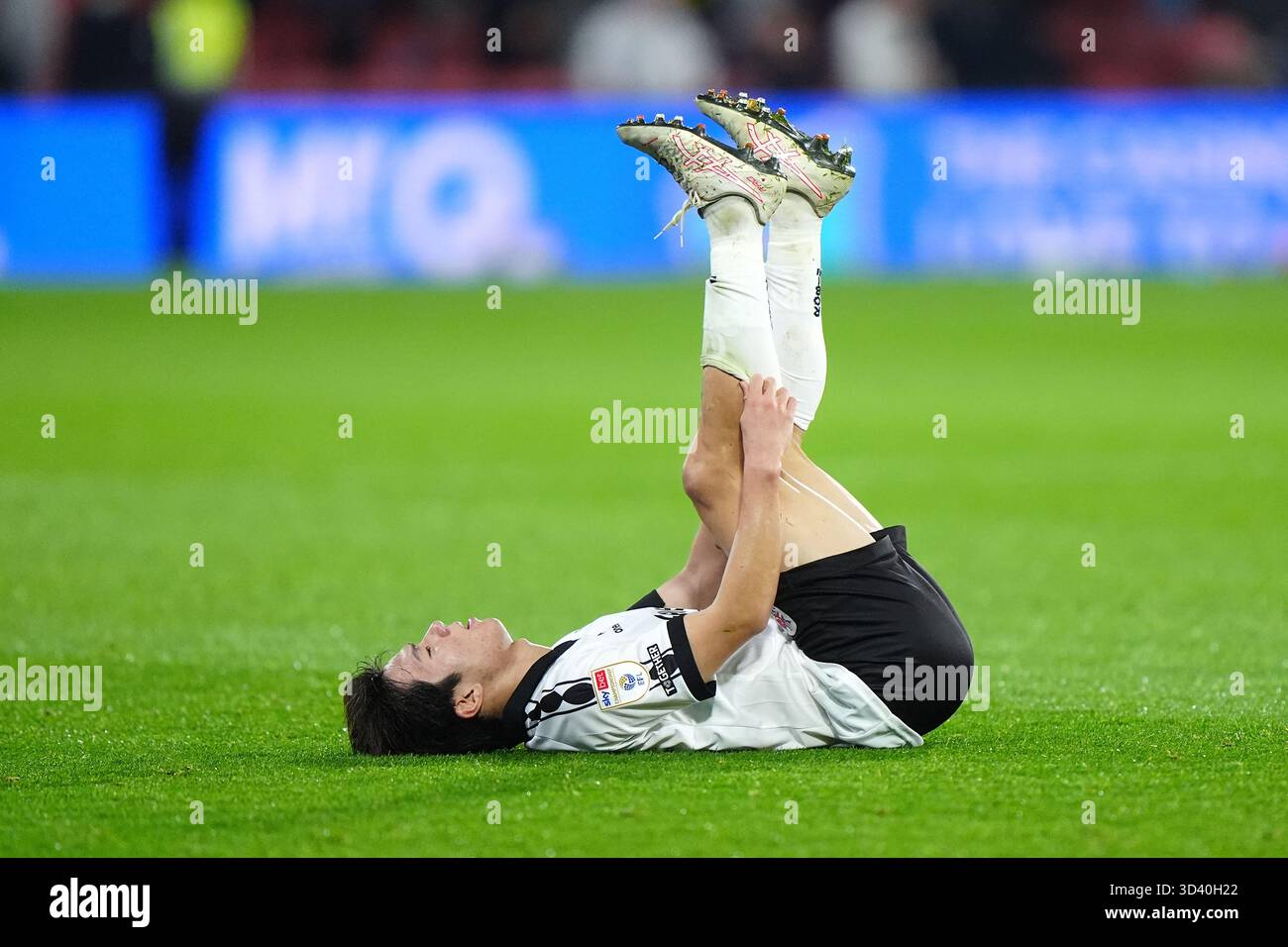 Bristol City's Yu Hirakawa reacts after the final whistle in the Sky ...