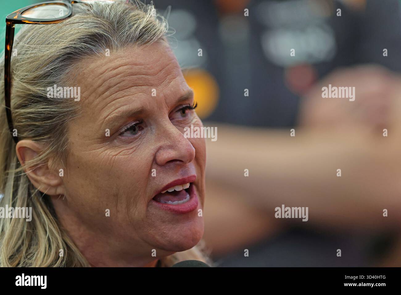 6th November 2925; Sao Paulo, Brazil; Mariana Becker, reporter for TV ...