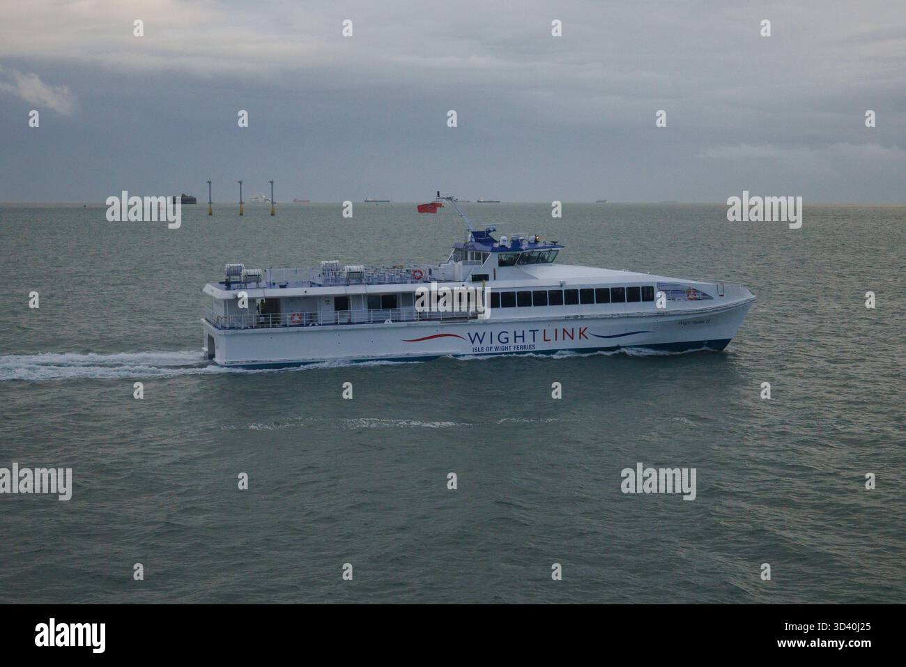 Wight Ryder II, a FastCat foot passenger ferry operated by WightLink ...