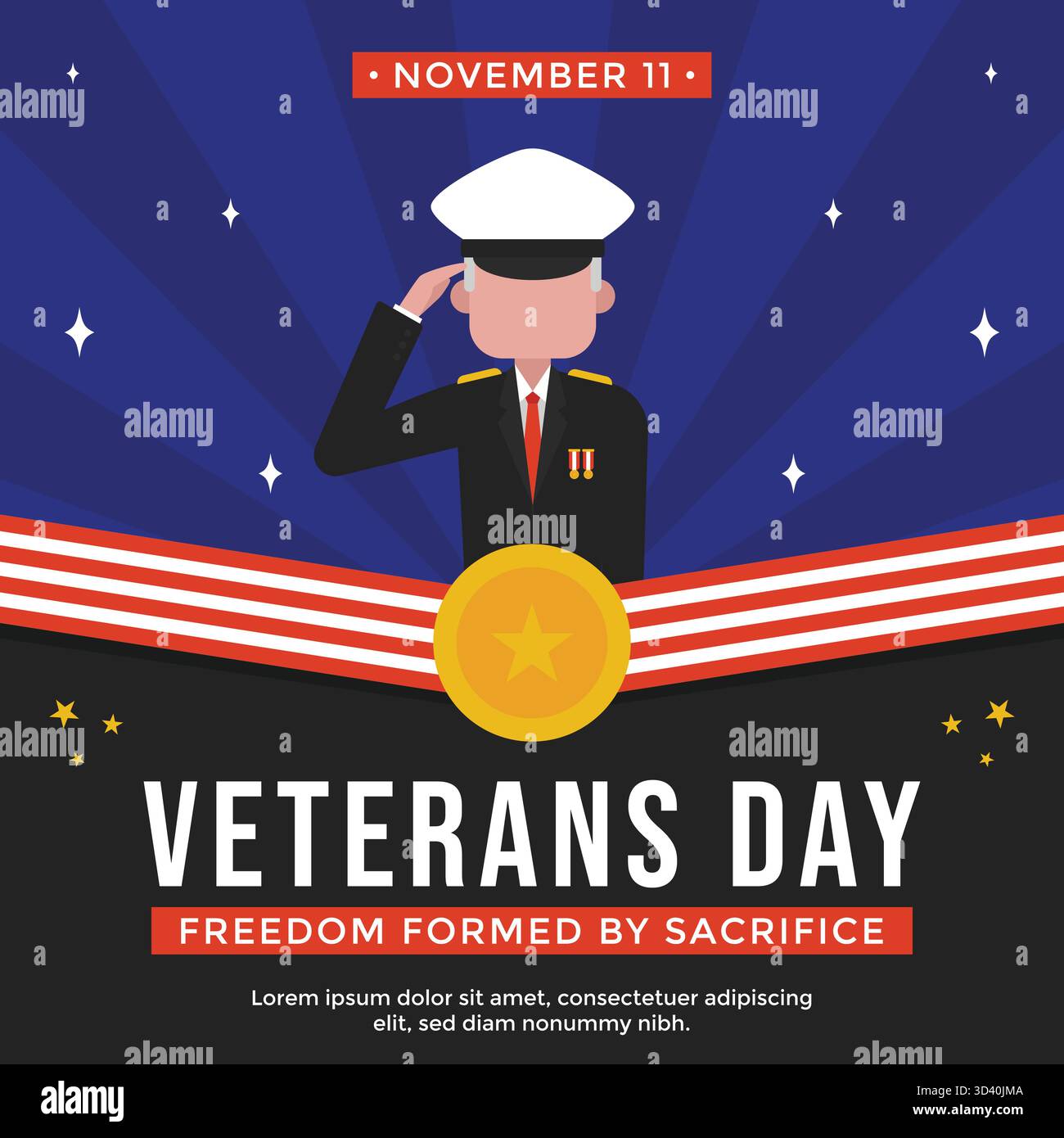 Navy blue uniform usa Stock Vector Images - Alamy