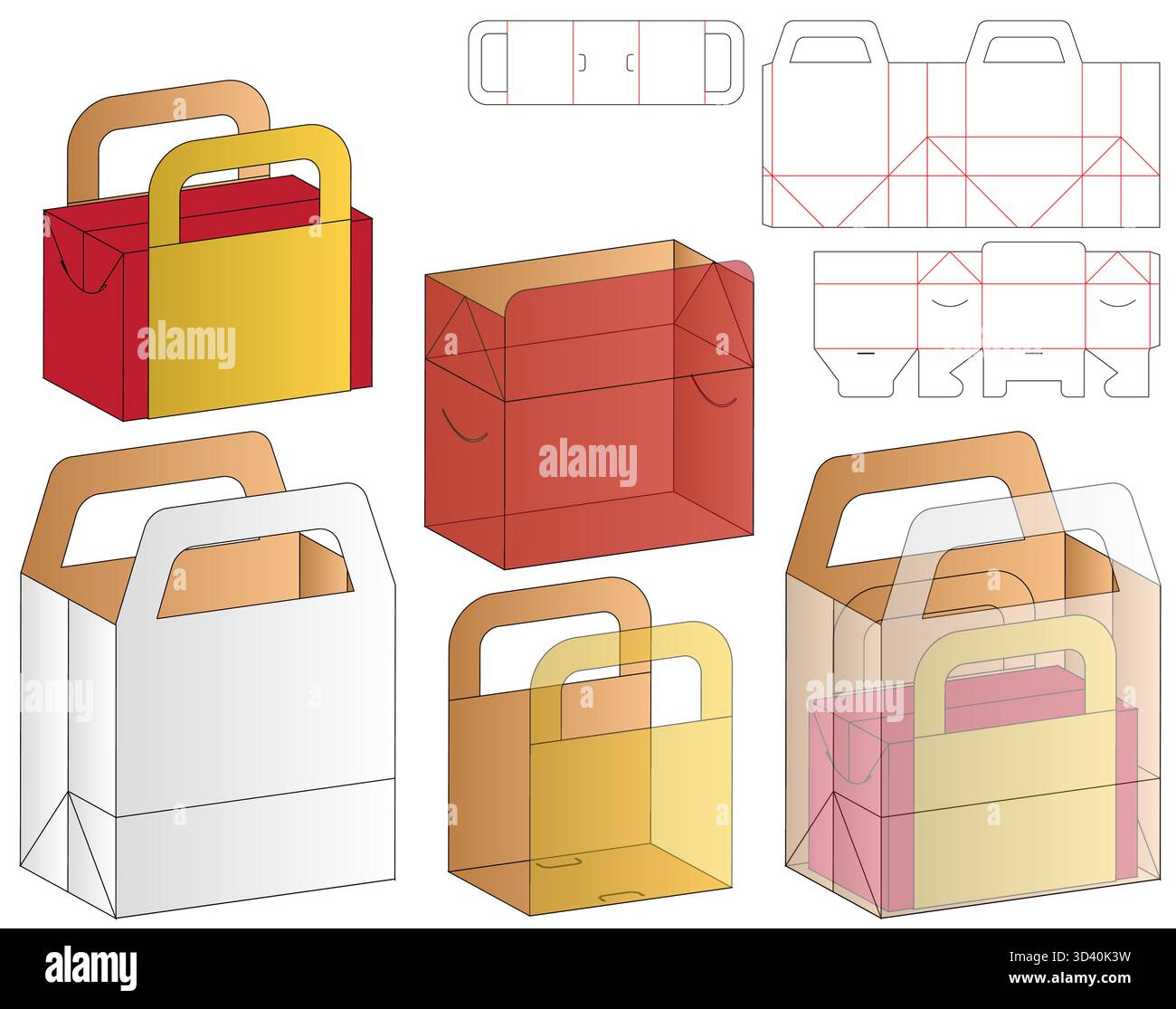 Packaging component Stock Vector Images - Alamy