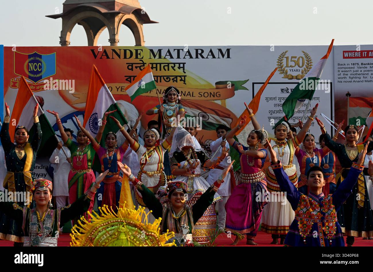 NEW DELHI, INDIA - NOVEMBER 7: NCC Cadets perform during the 150 Years ...