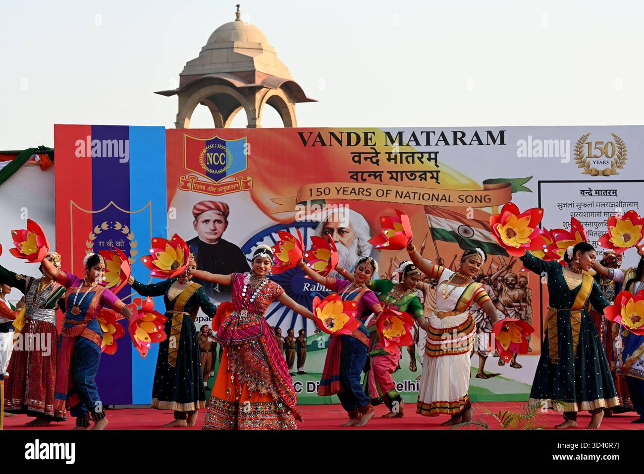 NEW DELHI, INDIA - NOVEMBER 7: NCC Cadets perform during the 150 Years ...