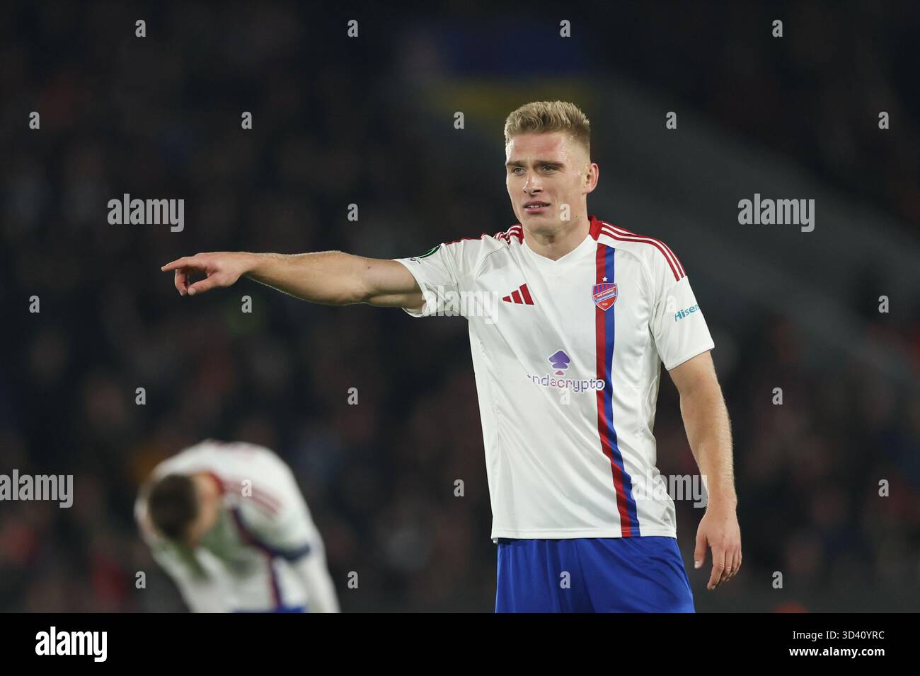Oskar Repka of Rakow Czestochowa seen during the UEFA Conference League ...