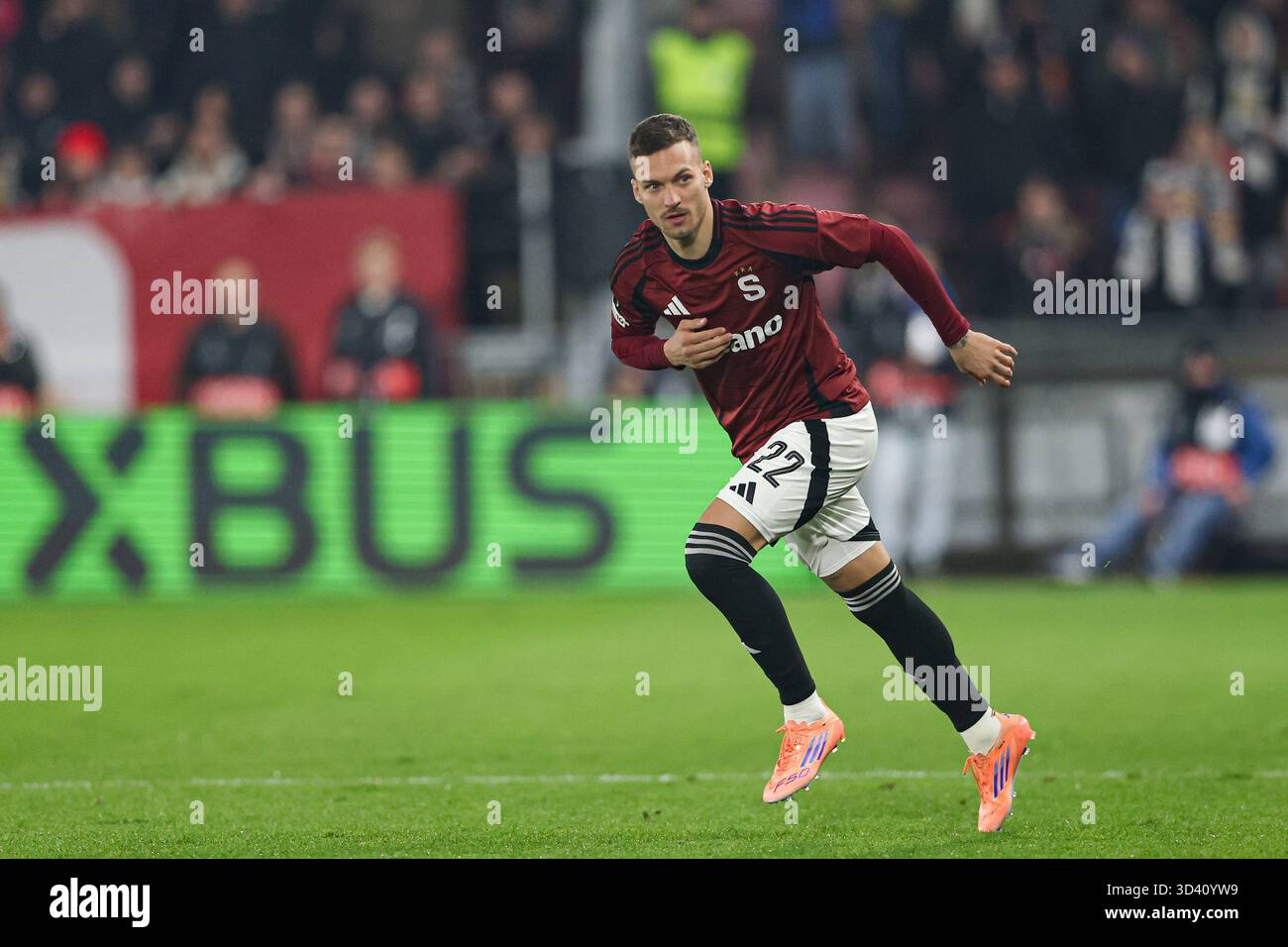 Lukas Haraslin of Sparta Praha seen during the UEFA Conference League ...