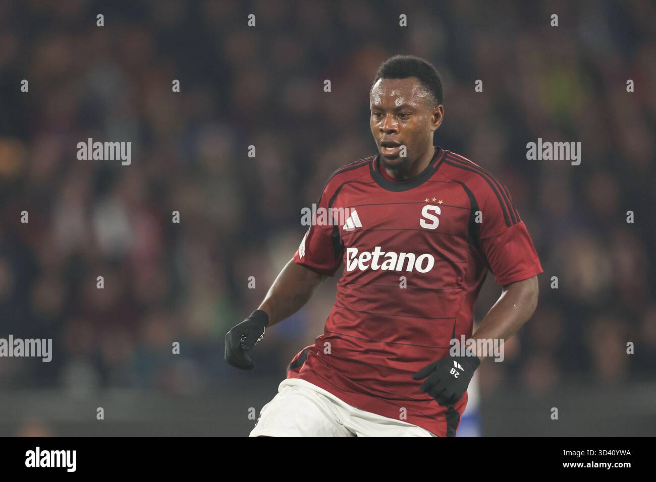 Kevin-Prince Milla of Sparta Praha seen during the UEFA Conference ...