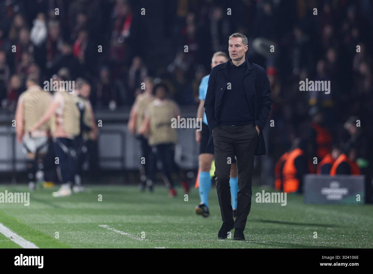 Coach Brian Priske of Sparta Praha seen during the UEFA Conference ...