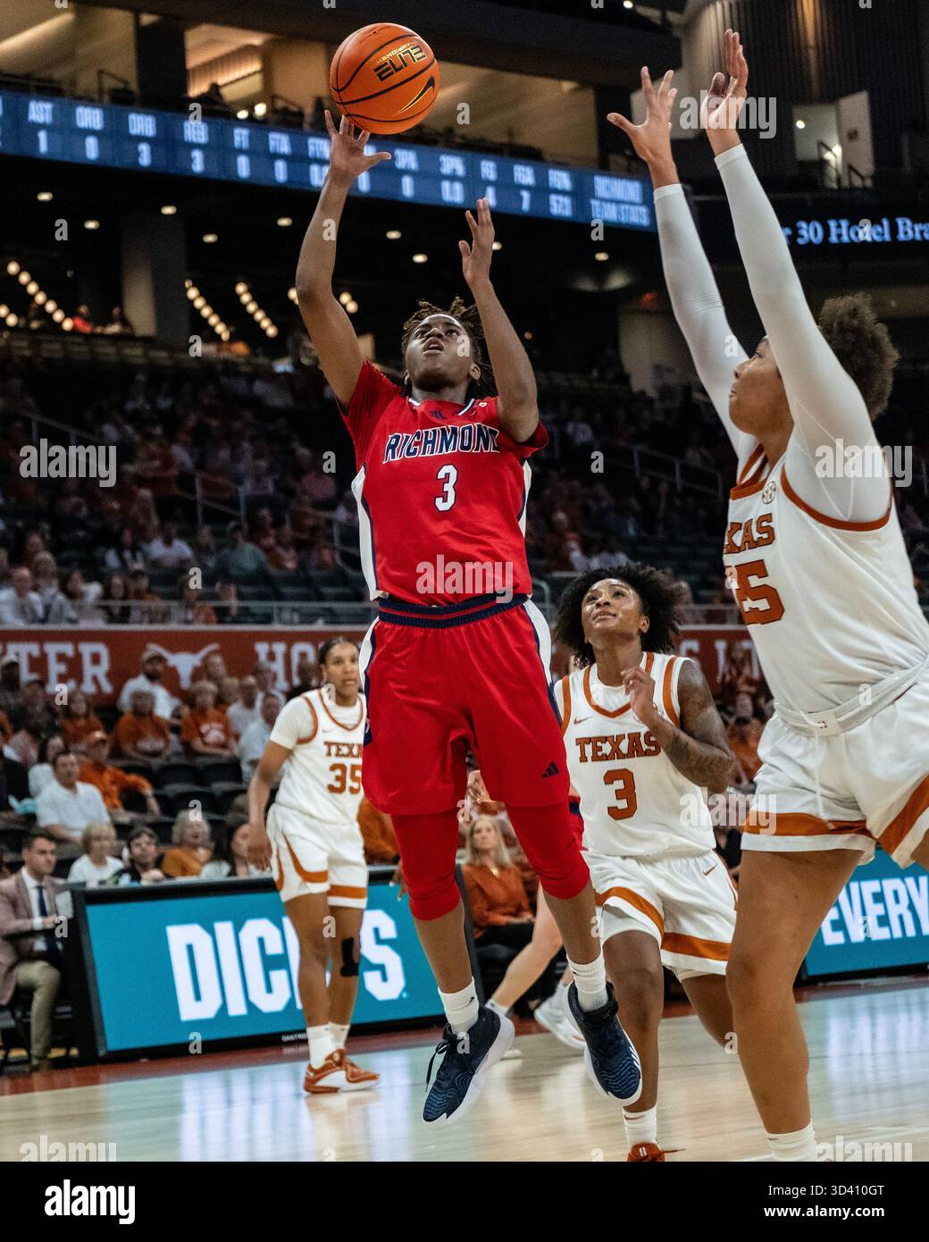 Nov 7 , 2025. Alicia Newell (3) of the Richmond Spiders in action vs ...
