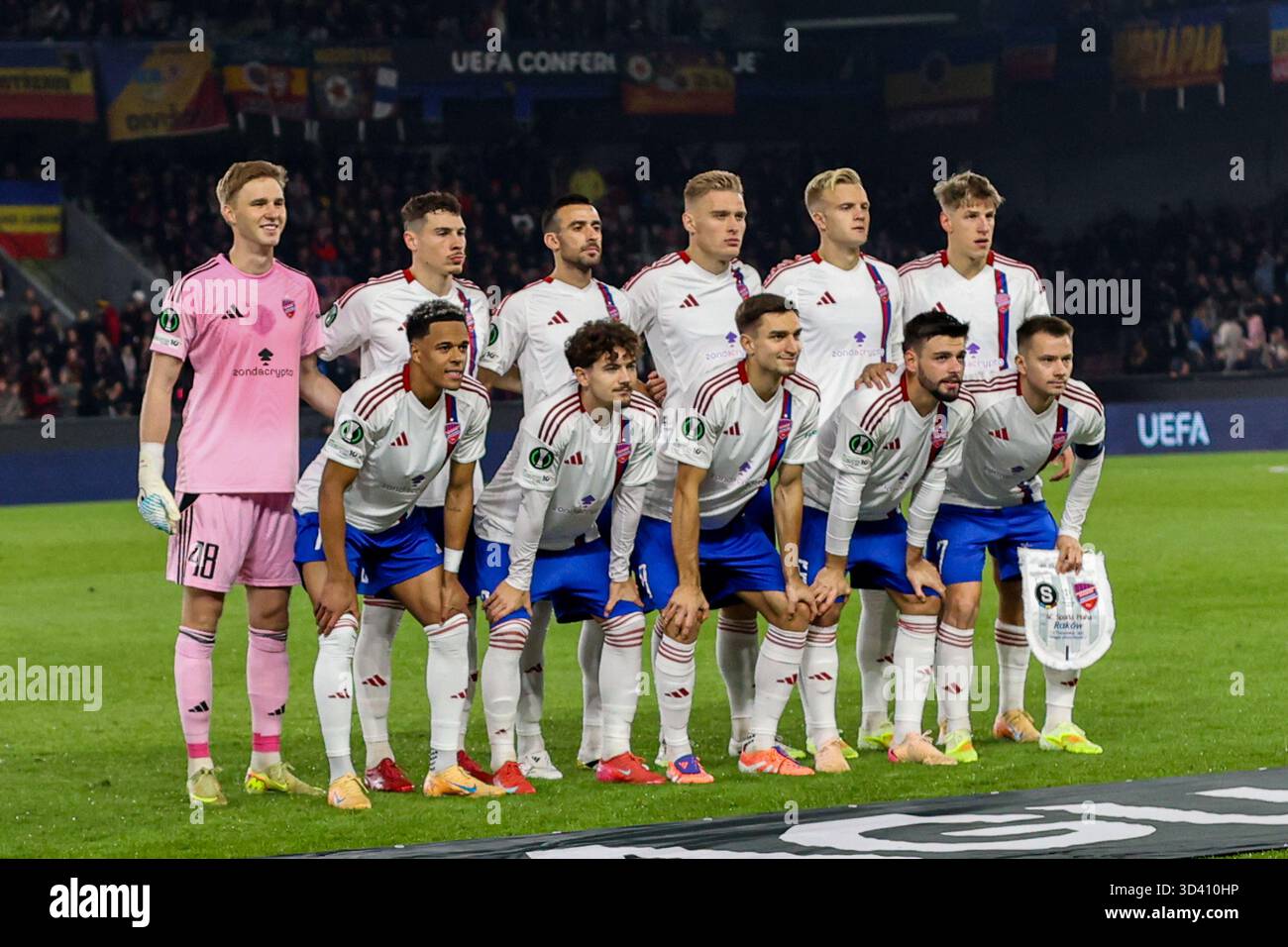 Team of Rakow Czestochowa seen during the UEFA Conference League 2025/ ...