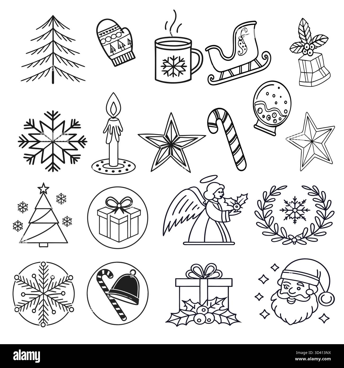 Festive mood winter holiday Cut Out Stock Images & Pictures - Alamy