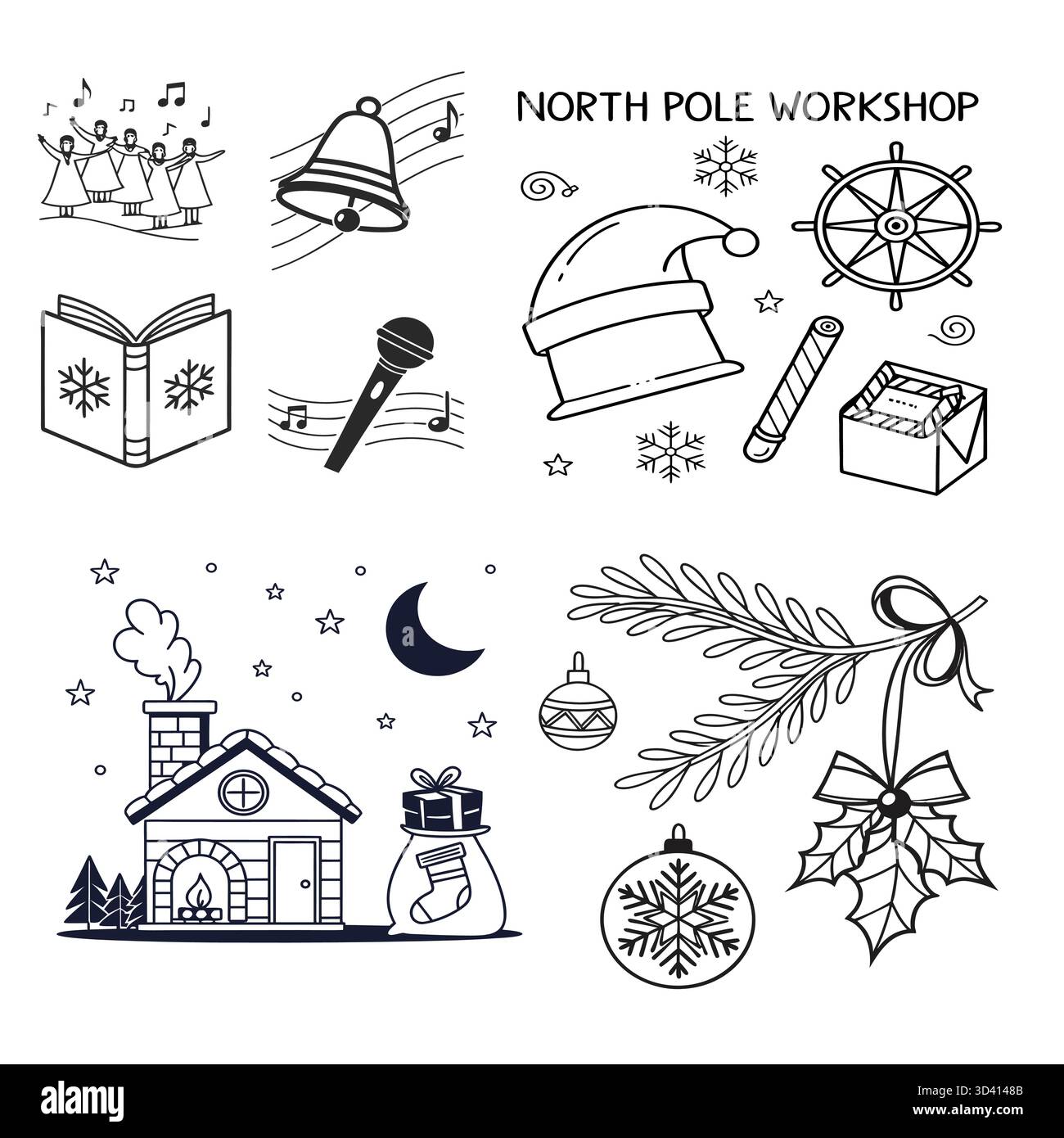 Vector illustration cozy gingerbread Cut Out Stock Images & Pictures ...