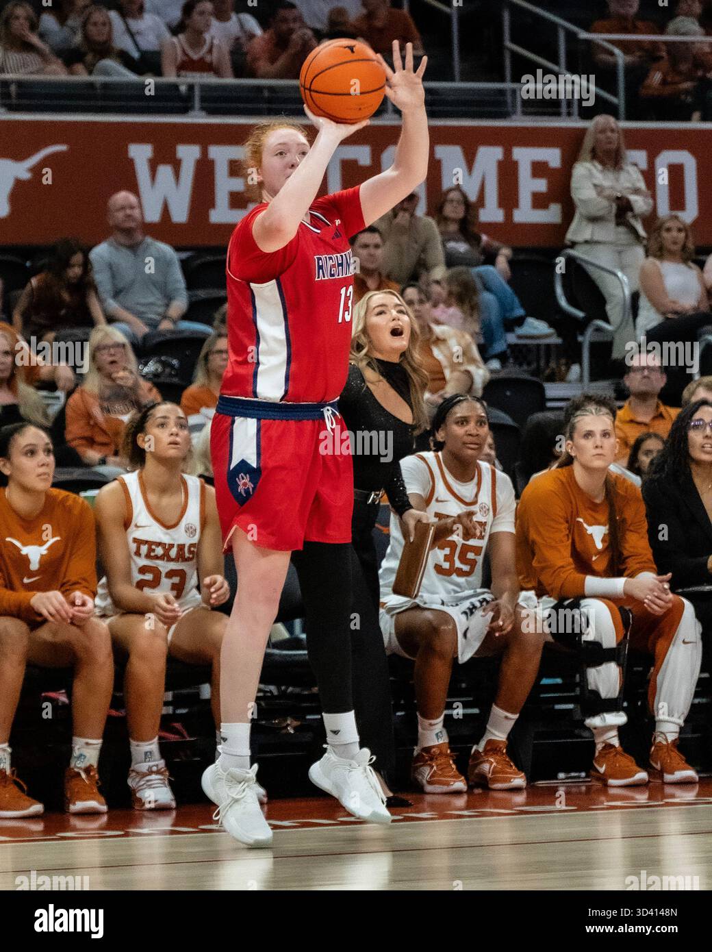 Nov 7 , 2025. Sam Dewey (13) of the Richmond Spiders in action vs the ...