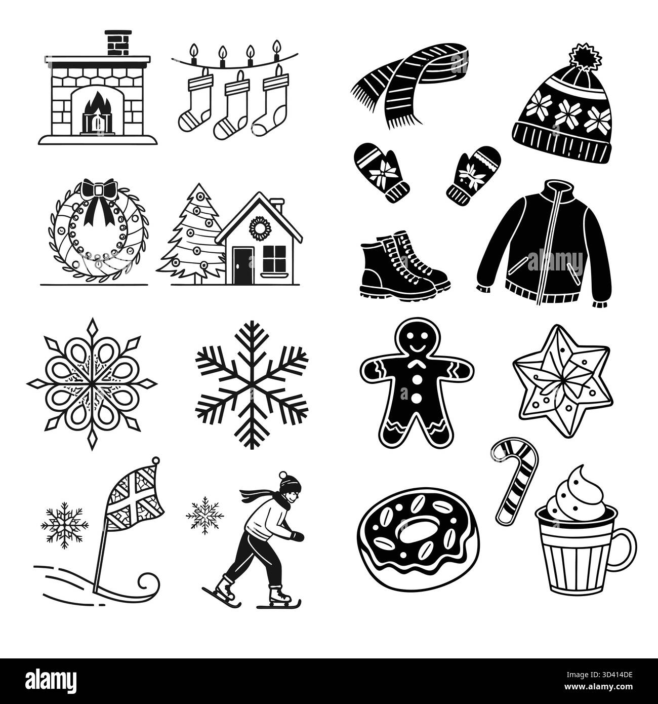 Christmas vibes merry xmas Cut Out Stock Images & Pictures - Alamy