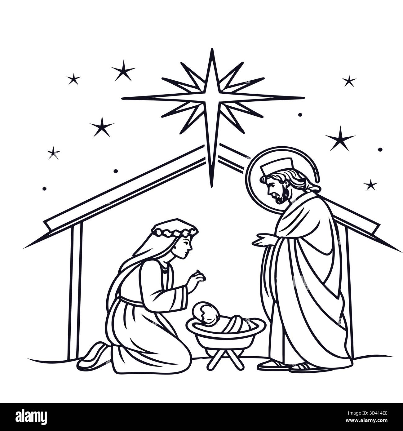 Gingerbread man christmas presents Stock Vector Images - Alamy