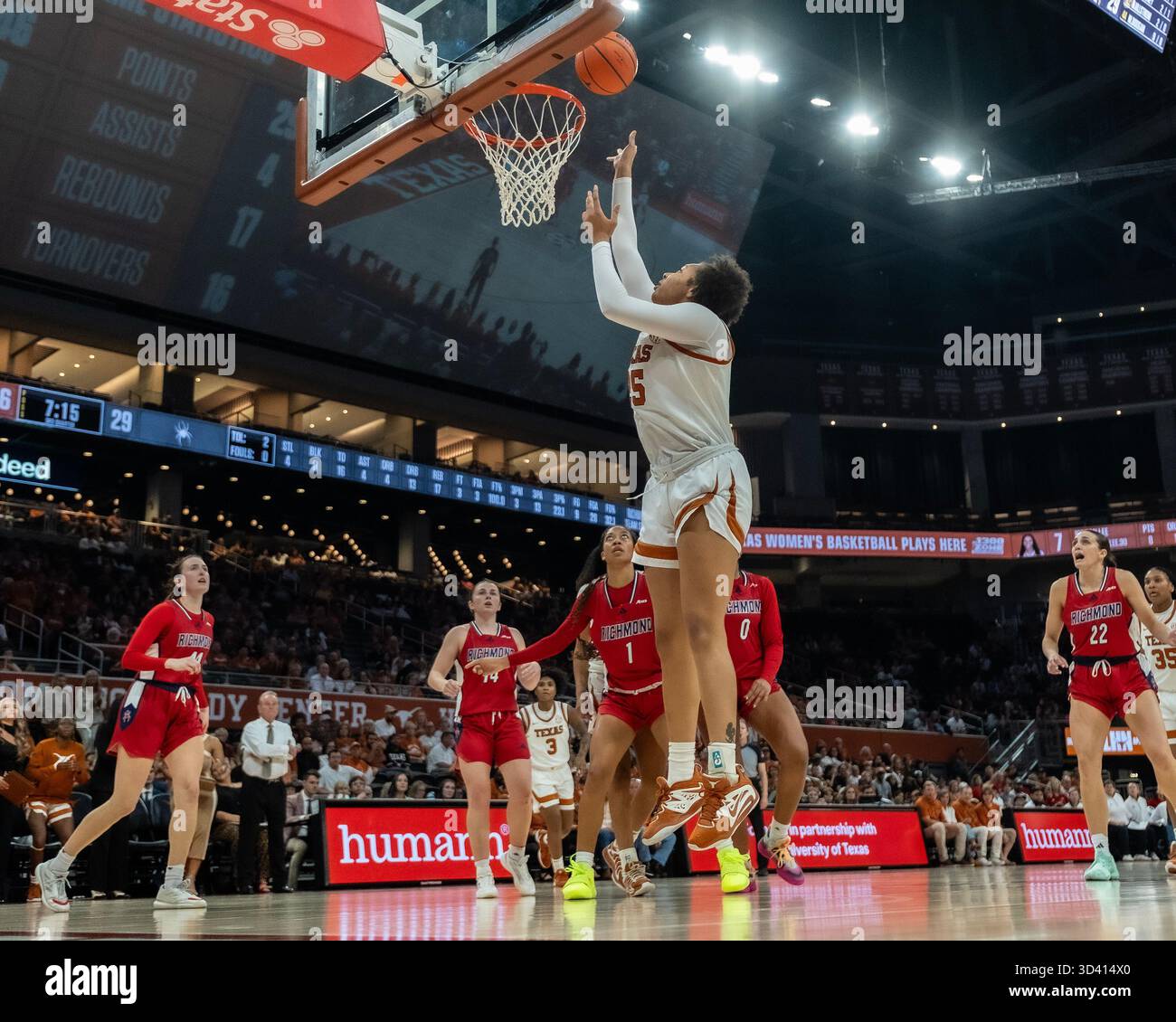 Nov 7 , 2025. Breya Cunningham (25) of the Texas Longhorns in action vs ...