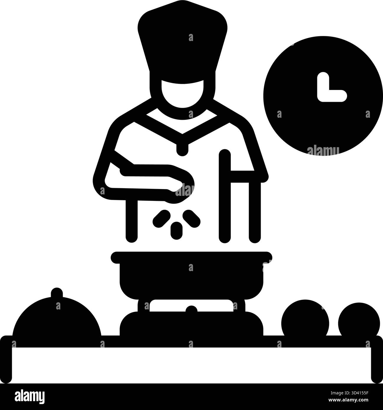 Preparation food Black and White Stock Photos & Images - Alamy