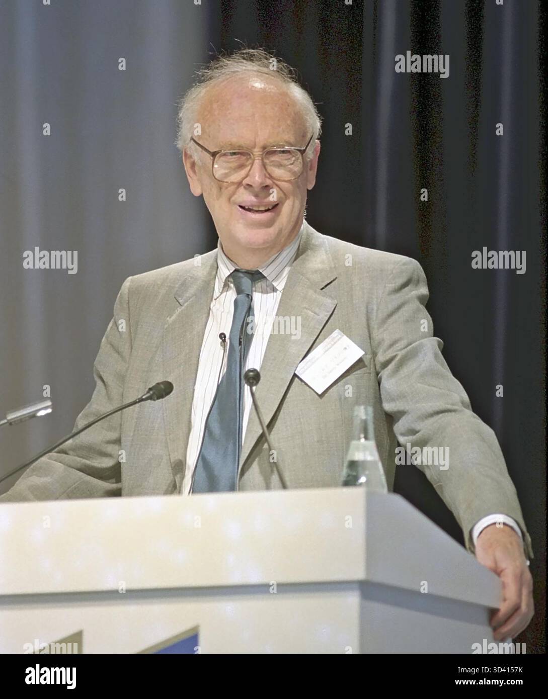[FILE PHOTO] James Watson, an American molecular biologist, speaks ...