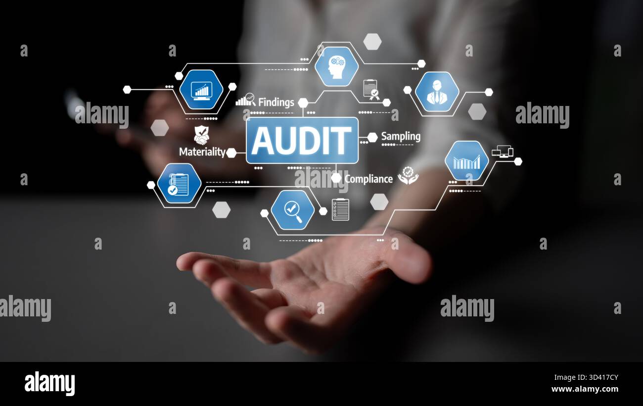 Audit findings icon hi-res stock photography and images - Alamy