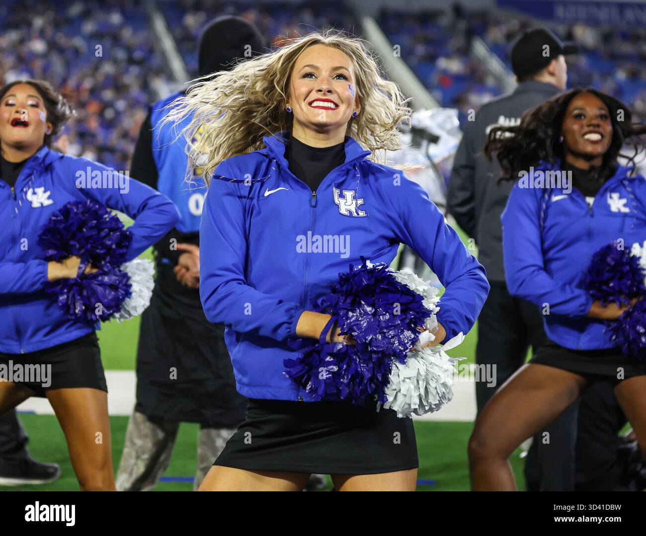 October 25, 2025: A Kentucky dancer performs on the sidelines during ...