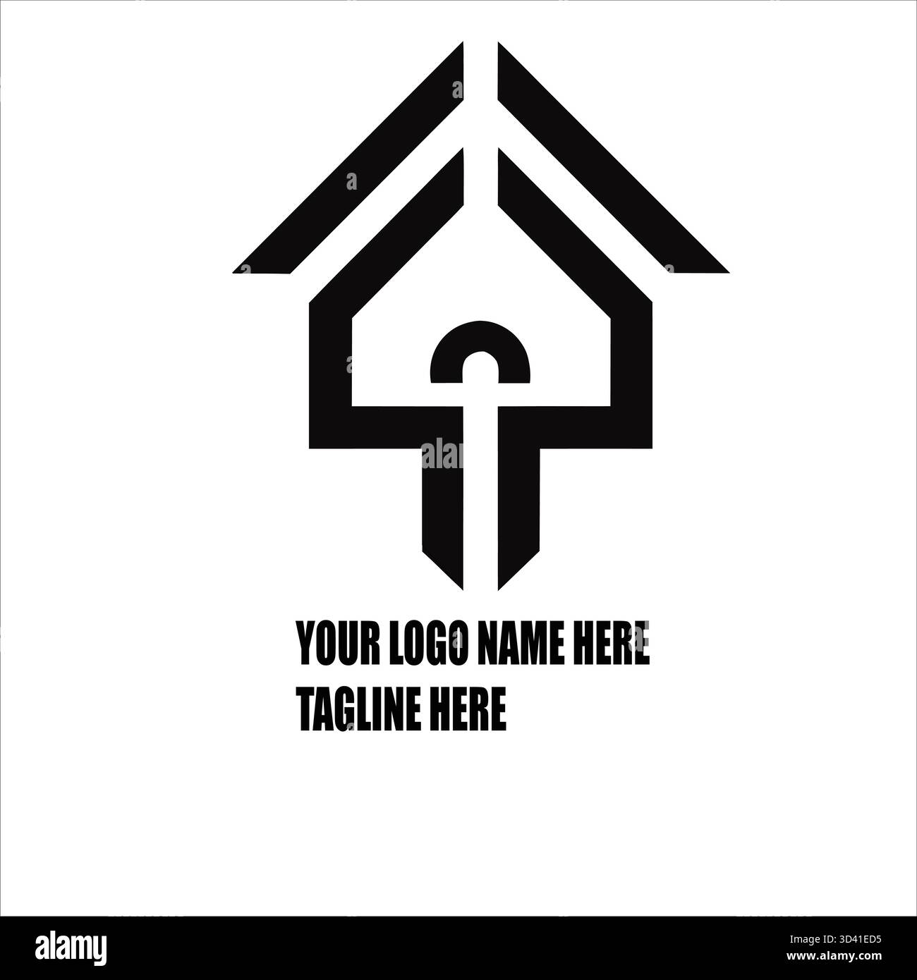 Modern architecture interior commercial Stock Vector Images - Alamy