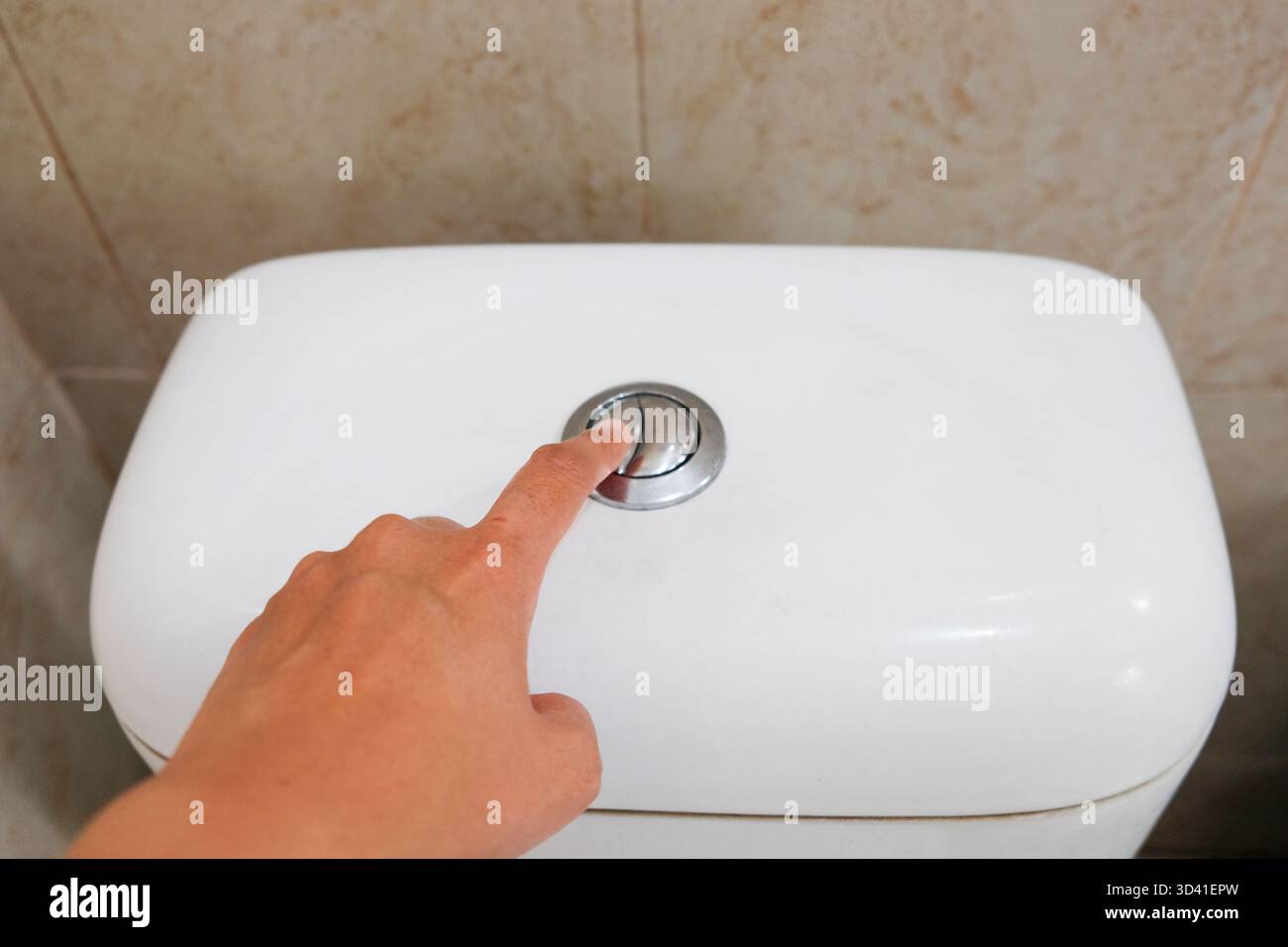 Hand pressing down button hi-res stock photography and images - Alamy