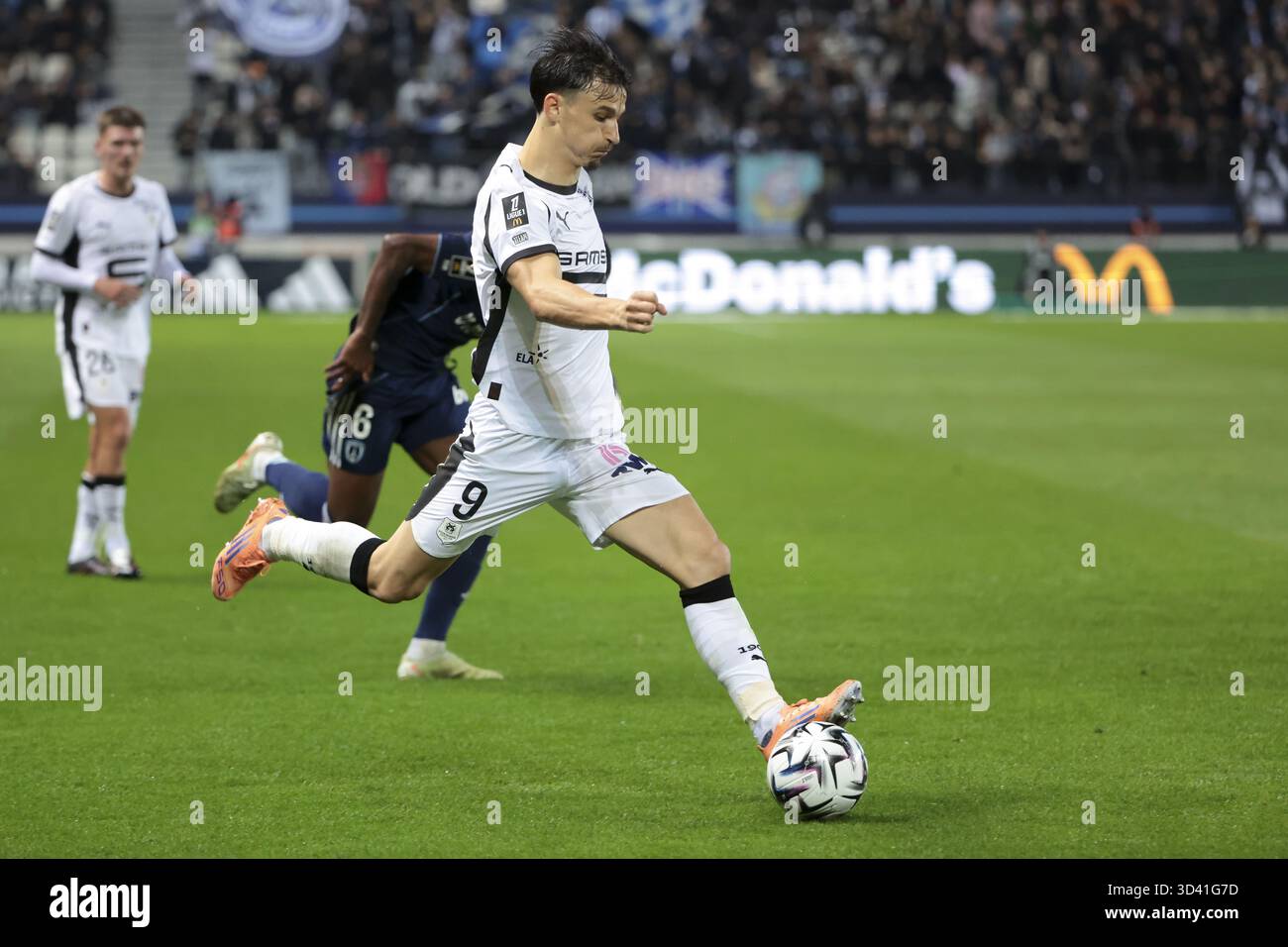 Esteban Lepaul of Rennes during the French championship Ligue 1 ...
