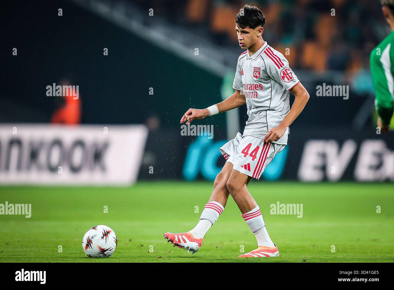 Khalis MERAH of Lyon during the UEFA Europa League, League phase, MD4 ...