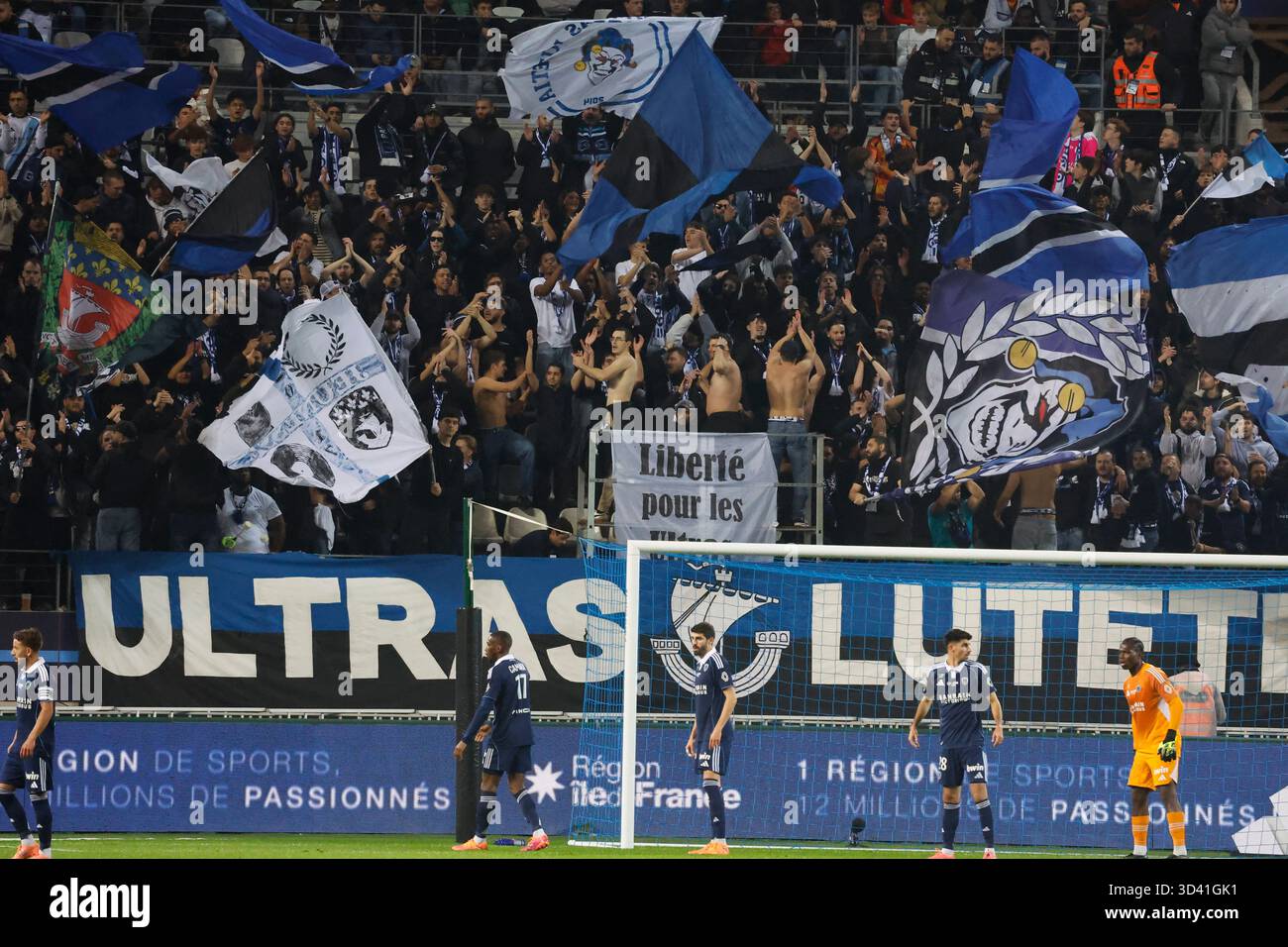 PFC’s Ultras fans during the 2025-26 French soccer League One game, PFC ...