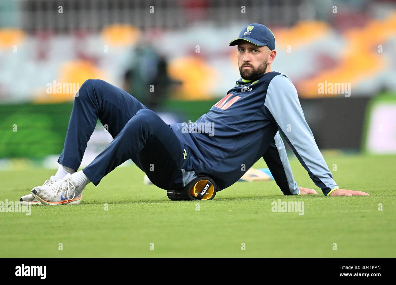Matthew Short of Australia is seen before the Fifth Men's T20I match ...