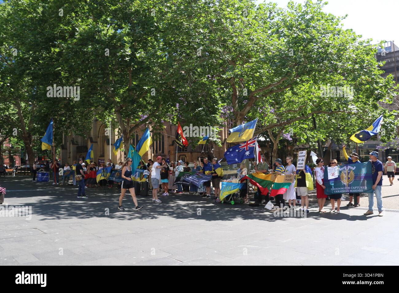 Sydney, Australia. 8th November 2025. Ukrainians and their supporters ...