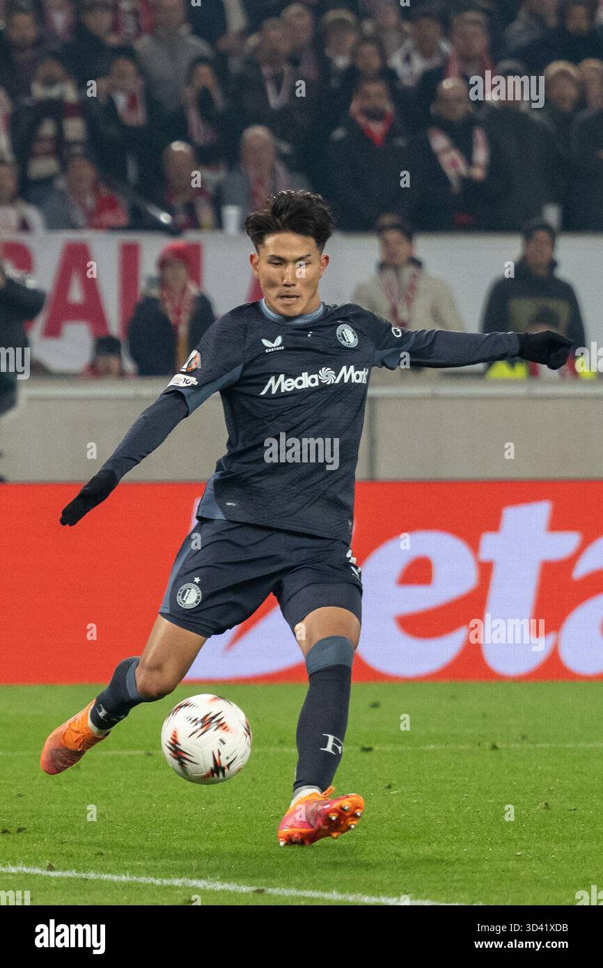 Tsuyoshi Watanabe (Feyenoord Rotterdam, #04) GER, Stuttgart vs ...