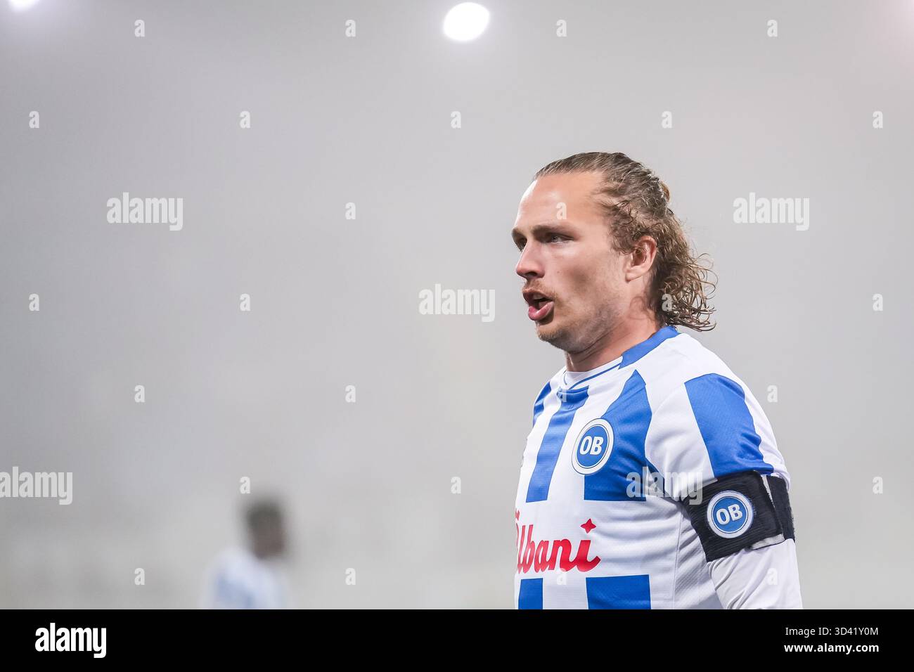 Odense, Denmark. 07th, November 2025. Fiete Arp (7) of Odense BK seen ...
