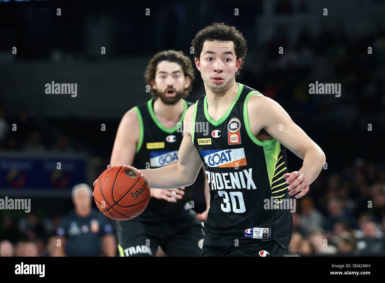 Owen Foxwell of Melbourne Phoenix drives to the basket during the NBL ...