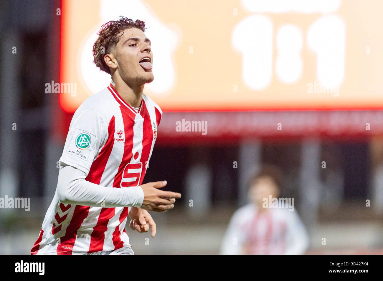 Alessandro Puzzo (FC Cologne U19, 11) celebrates after his goal [goal ...